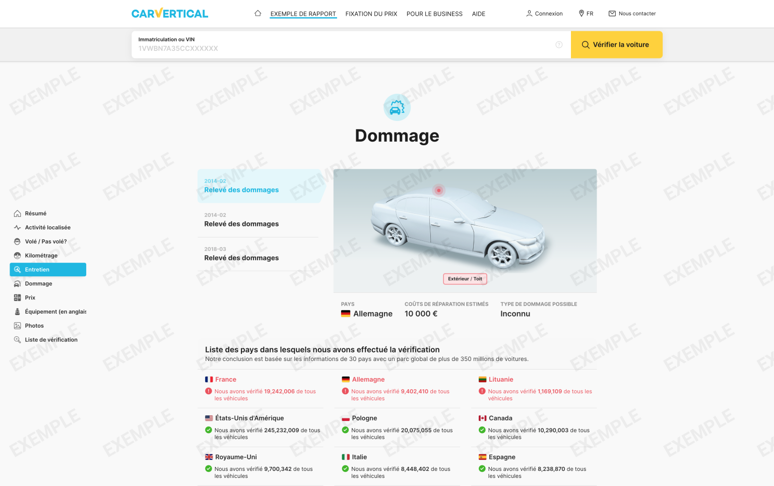 Pourquoi choisir carVertical plutôt qu’Histovec? - histovoiture.fr